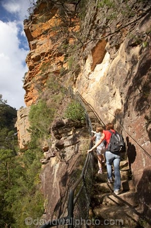 People Climbing Mountains Stairs